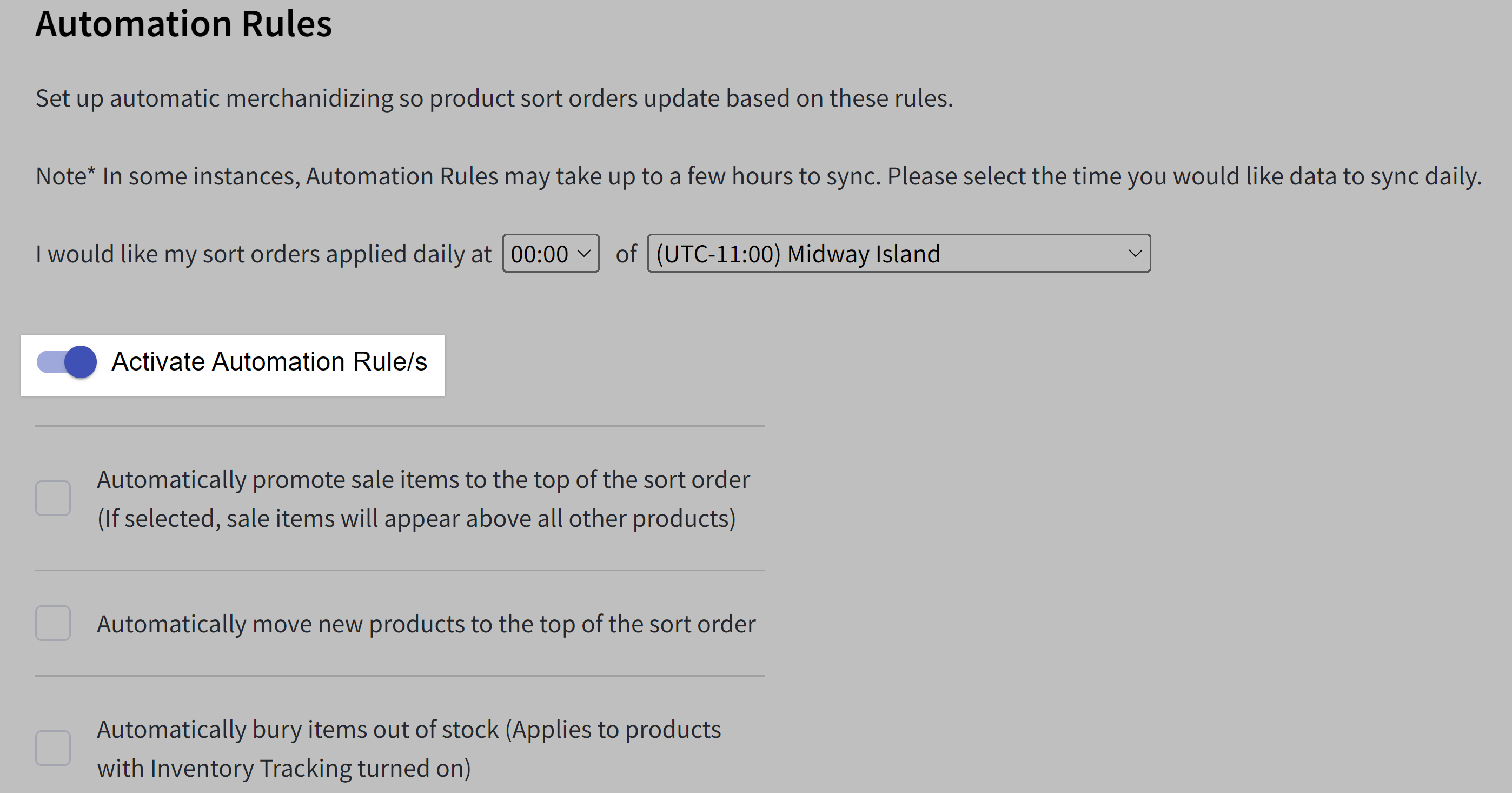 Using the Product Merchandiser App